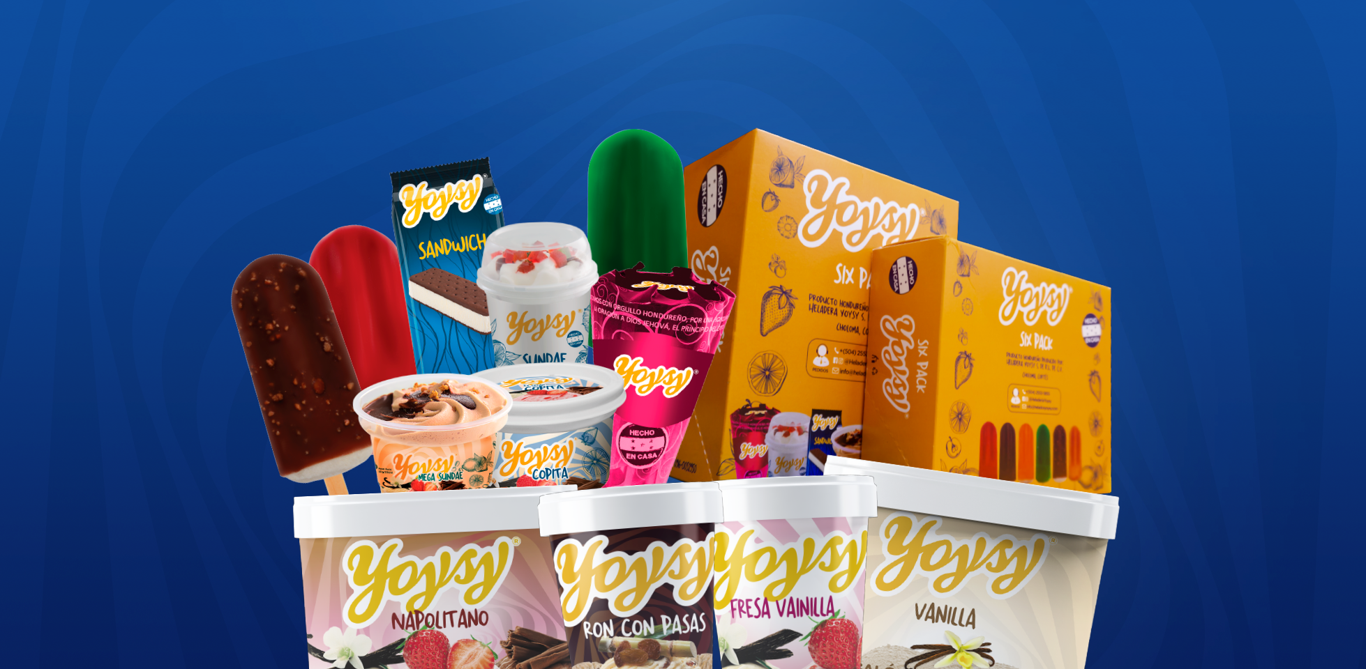 Helados Yoysy – Otro sitio realizado con WordPress